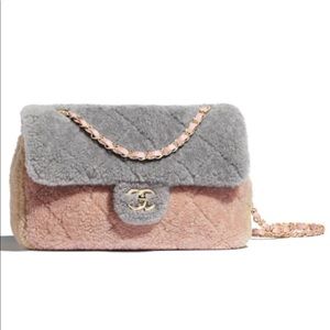 CHANEL | Bags | Chanel Fuzzy Flap Bag Tricolor | Poshmark